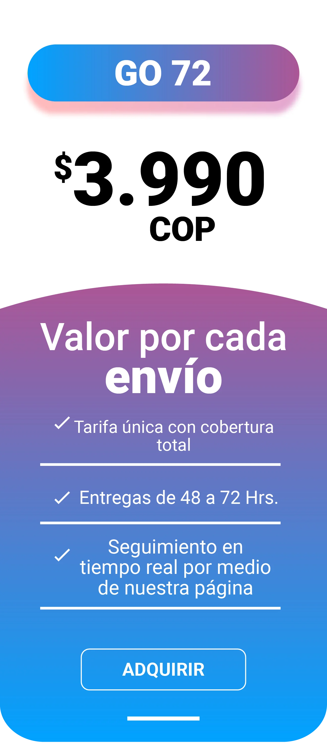 GG GO | Recogemos y Entregamos Tus Paquetes El Mismo Dia