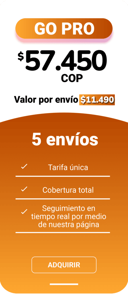 GG GO | Recogemos y Entregamos Tus Paquetes El Mismo Dia